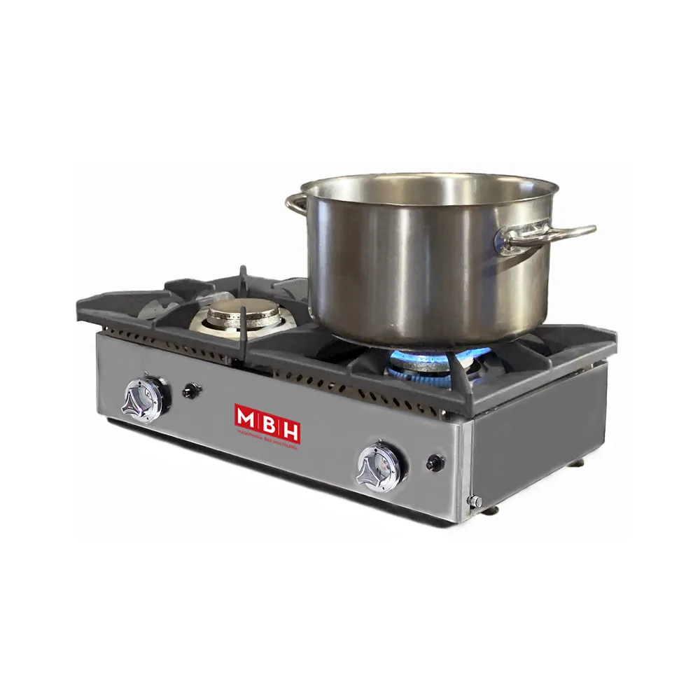 Industrial Gas stove 2 burners - MBH