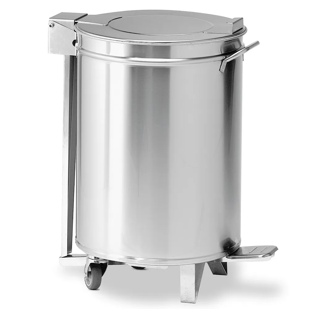 95-Liter Stainless Steel Trash Can - MBH