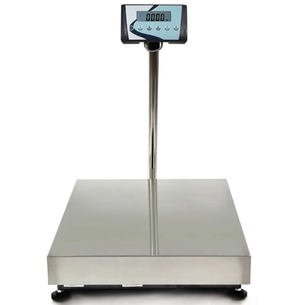 MBH - Industrial stainless steel scale 300 kg with large platform and ...