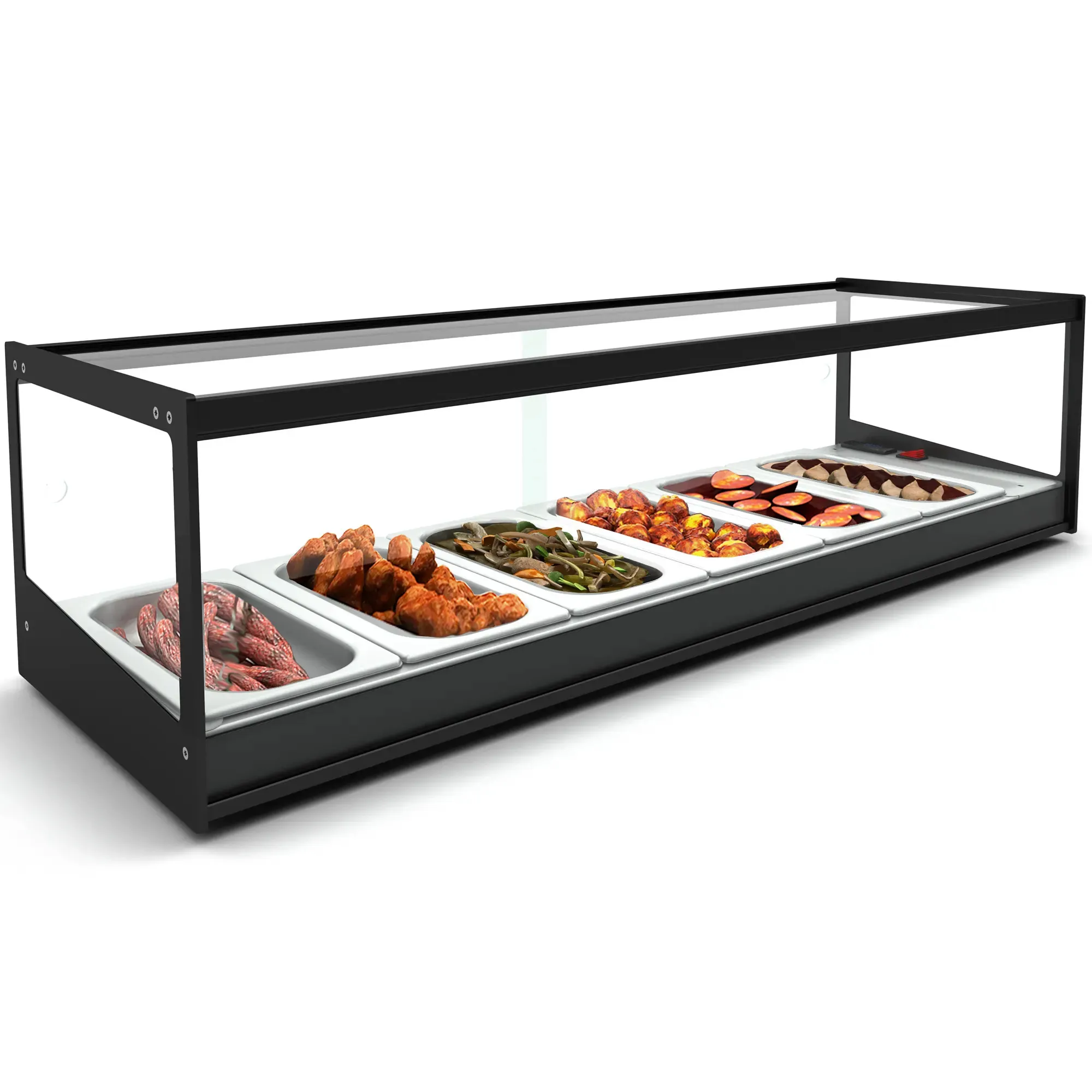 Logic 1P Bain-Marie hot tapas display case - Machinery for Bar and ...
