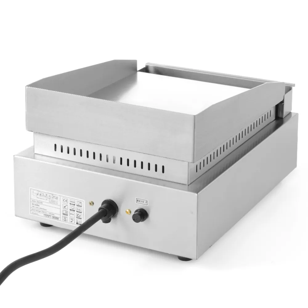 MBH - Professional stainless steel griddle with hard chrome surface
