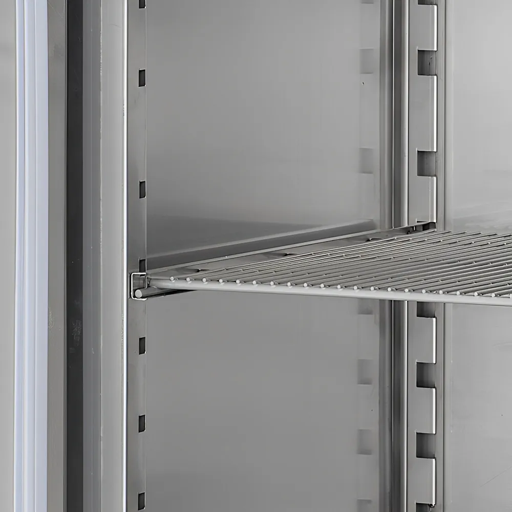 MBH - Vertical freezer INOX 1400 L GN 2/1 with 2 doors for hospitality