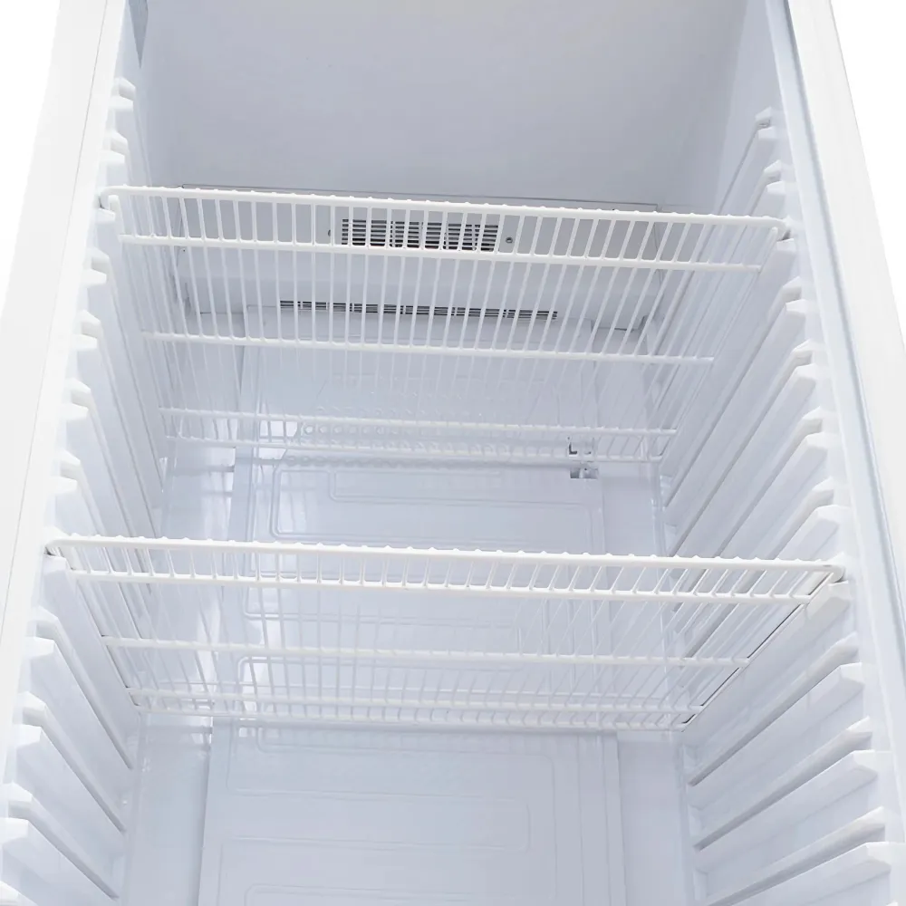 MBH - Industrial vertical freezer 258 L glass door for hospitality