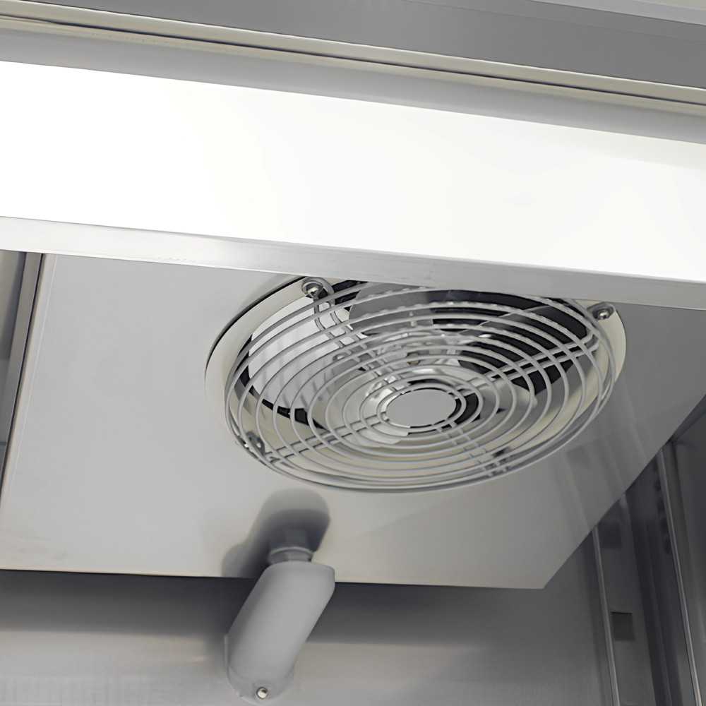 MBH - Congelador vertical inox 868 L 2 puertas ciegas hostelería