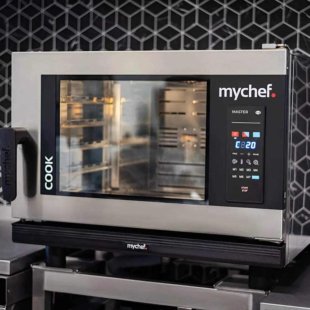 MBH - Electric Combi Oven 6 GN 1/1 with steam and automatic cleaning