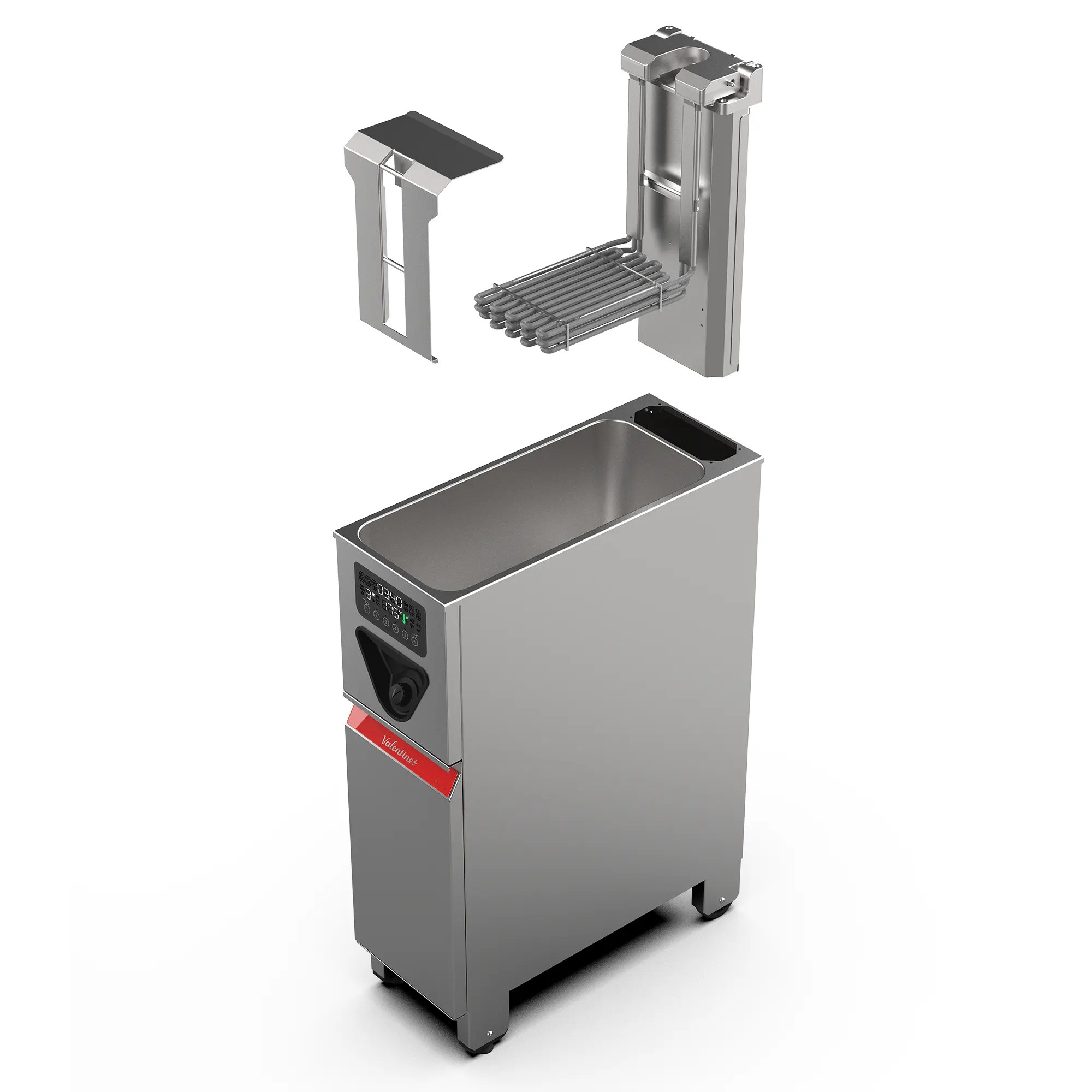 MBH - Friteuse double deux paniers une cuve, professionnelle Valentine ...