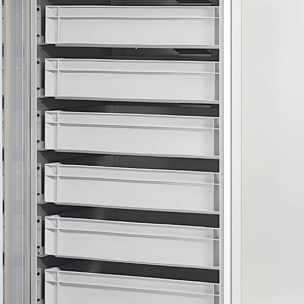MBH - Vertical freezer 868 L, 4 doors, stainless steel, R-290